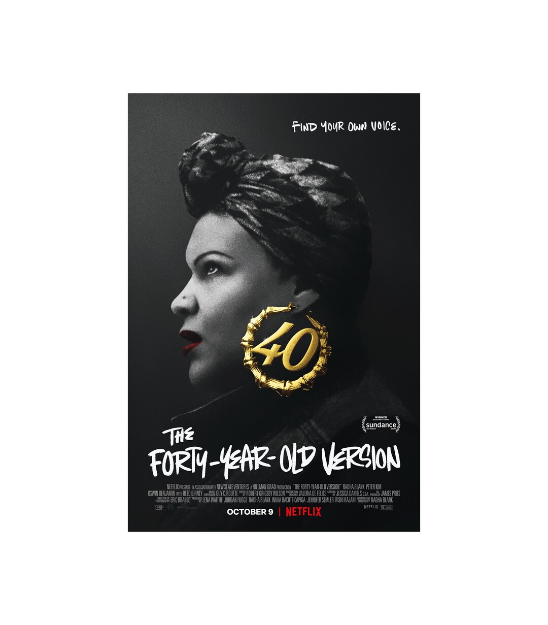 The Forty-year-old Version Movie Poster Quality Glossy Print Photo Wall ...