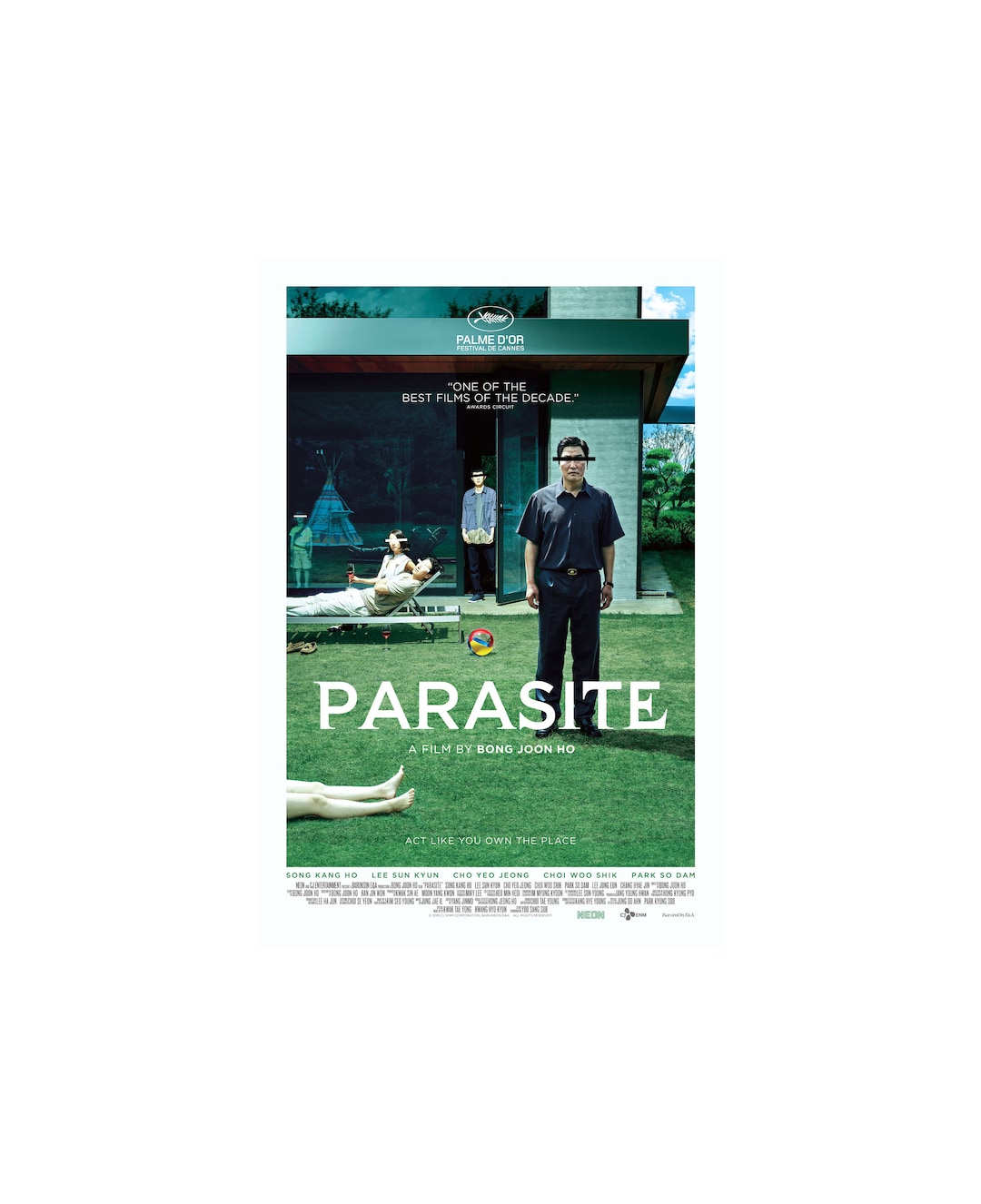 Parasite Movie Poster Glossy High Quality Print Photo Wall Art Bong ...