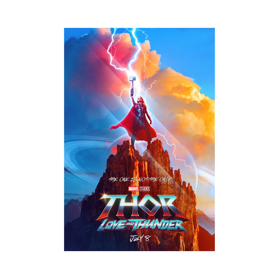 Thor Love and Thunder Movie Poster Quality Glossy Print Photo Art Chris ...