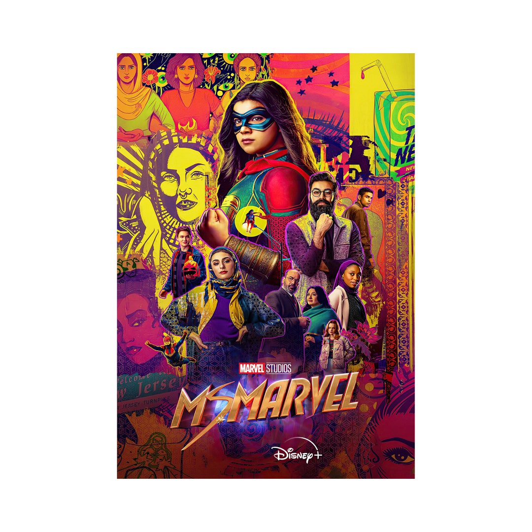 Ms. Marvel Movie Poster TV Series Quality Glossy Print Photo Wall Art ...