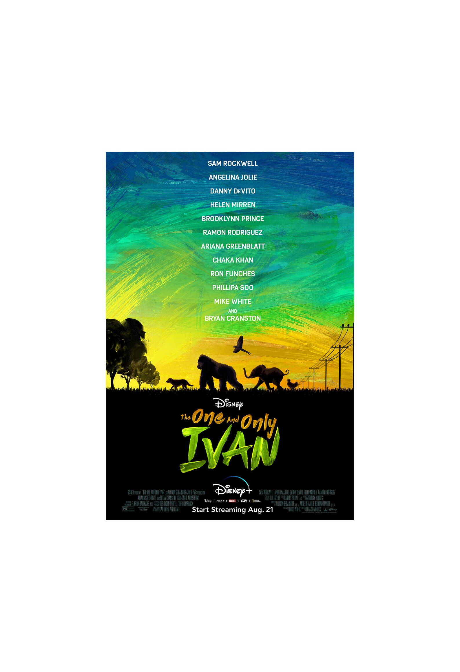 The One and Only Ivan Movie Poster Quality Glossy Print Photo | Etsy