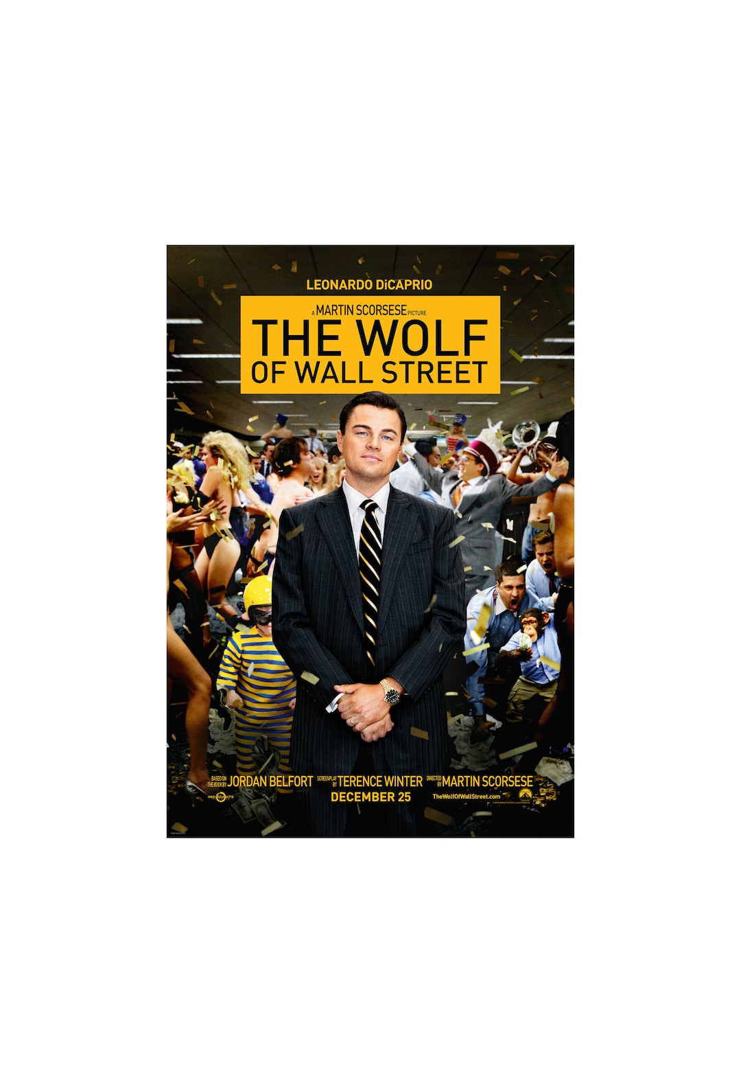 Wolf Of Wall Street Poster