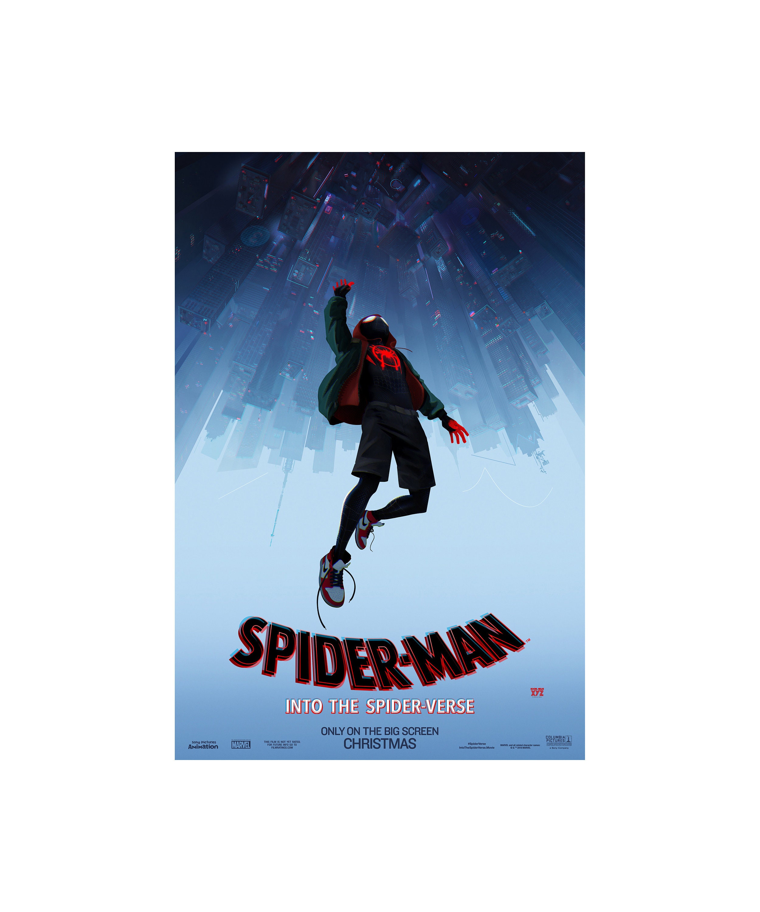 Spider-man Into the Spider-verse Movie Poster Glossy Quality - Etsy