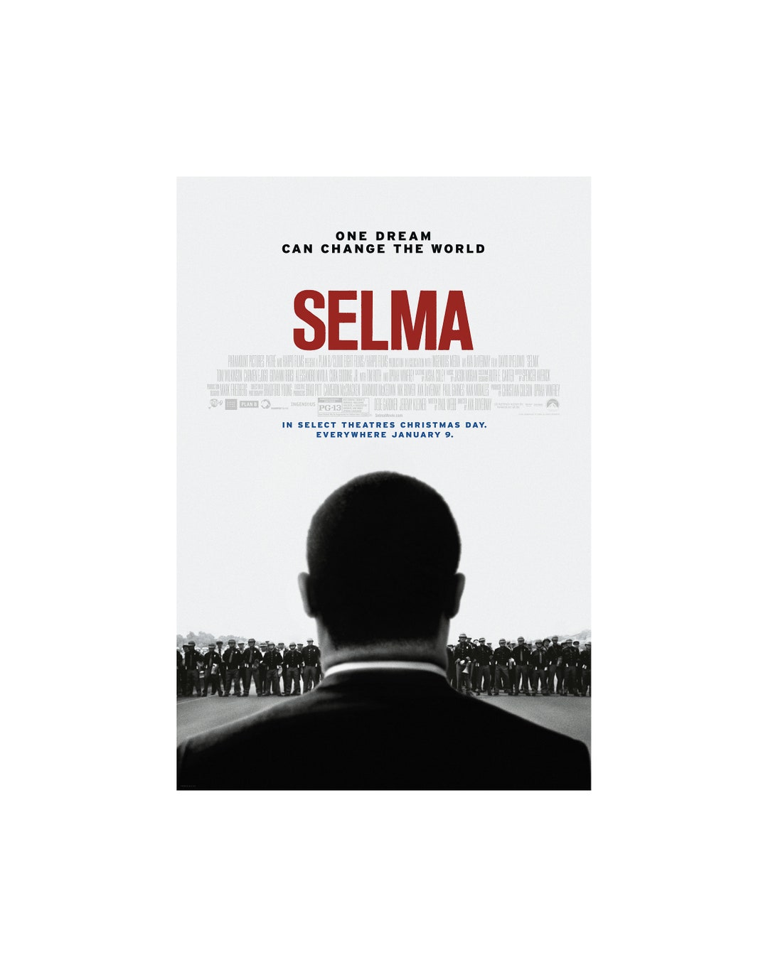 Selma Movie Poster Glossy High Quality Print Photo Wall Art Martin ...