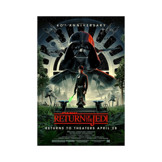 Star Wars 40th Anniversary Poster Maythe4thbewithyou #rotj40 #film