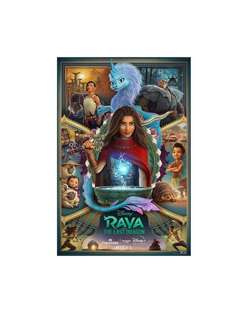 Raya and the Last Dragon Movie Poster Quality Glossy Print - Etsy