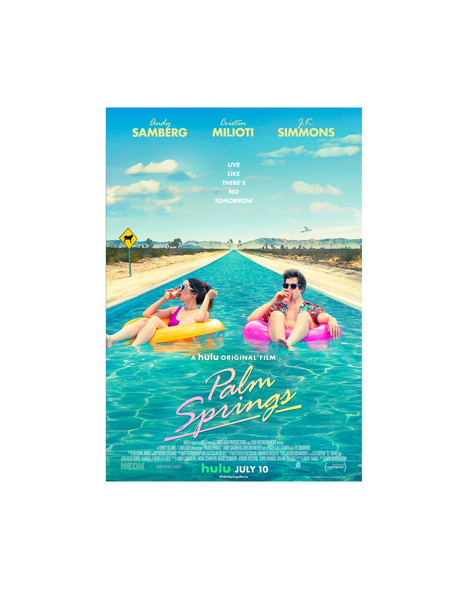 Palm Springs Movie Poster Glossy High Quality Print Photo Wall Art Andy ...