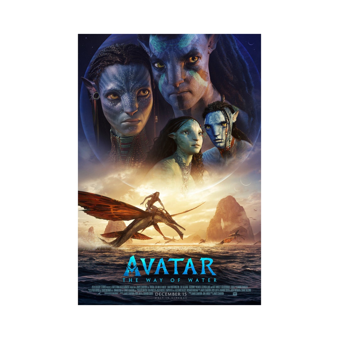 Avatar the Way of Water Movie Poster Quality Glossy Print Photo Wall ...