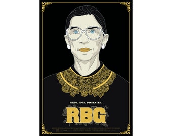 Rbg Movie Poster - Etsy