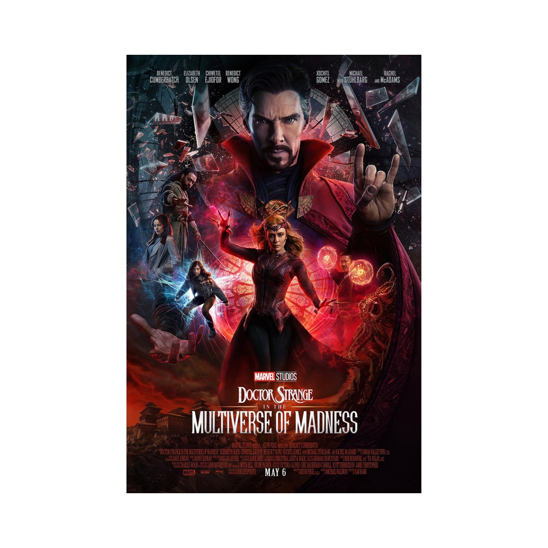 Doctor Strange in the Multiverse of Madness Movie Poster Quality Glossy ...