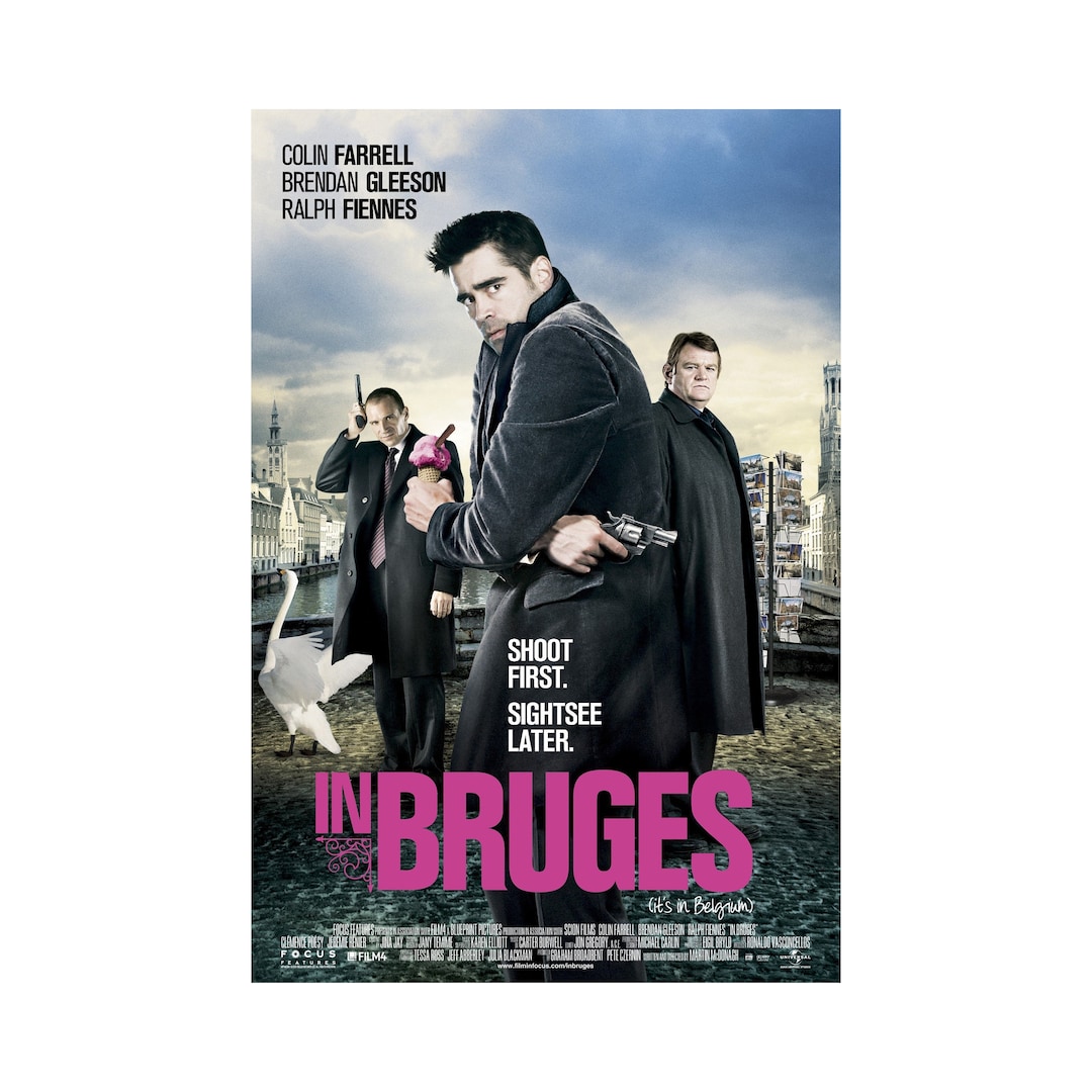 In Bruges Movie Poster Quality Glossy Print Photo Wall Art Stars Colin Farrell Brendan Gleeson ...