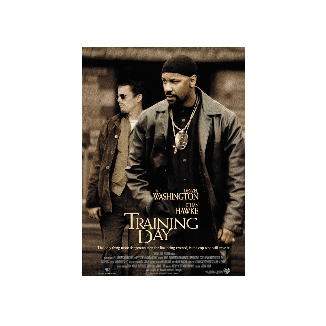 Denzel Washington Training Day Poster