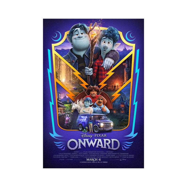 Onward Movie Poster Glossy High Quality Print Photo Wall Art - Etsy