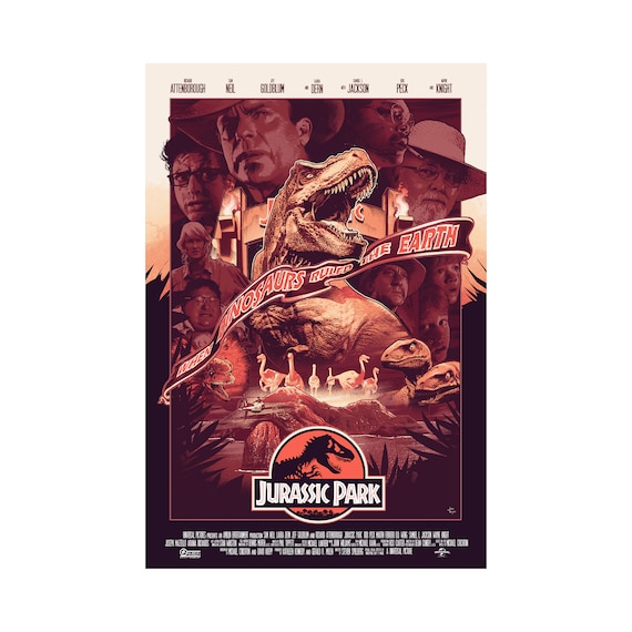 Printable Jurassic Park Poster