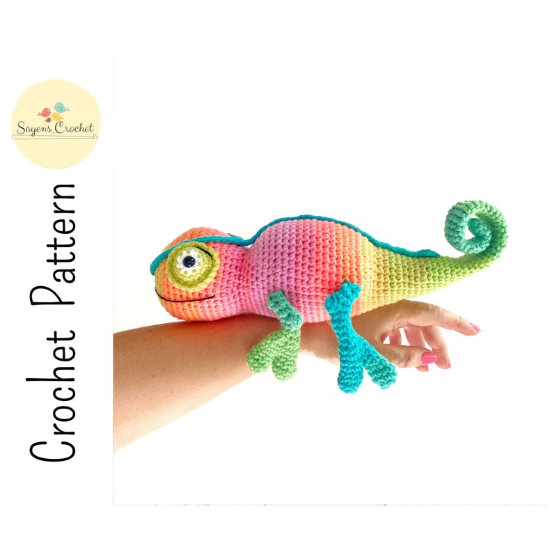 Crochet Chameleon Pattern - Etsy