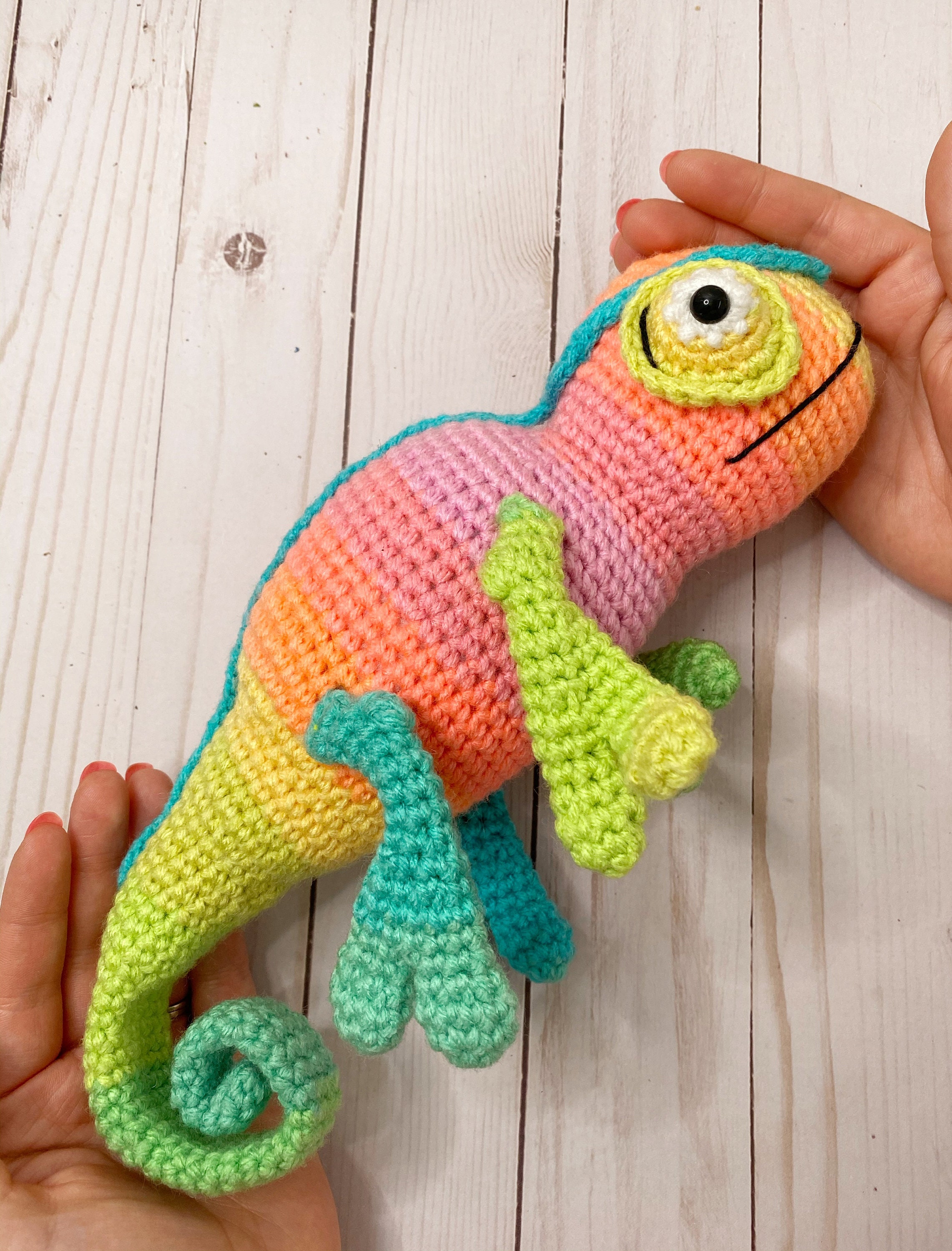 PATTERN Marco the Chameleon - Etsy
