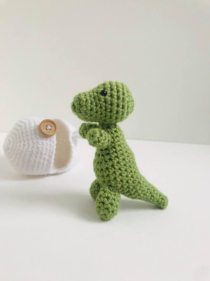 PATTERN Hatching Dinosaur T-rex egg | Etsy