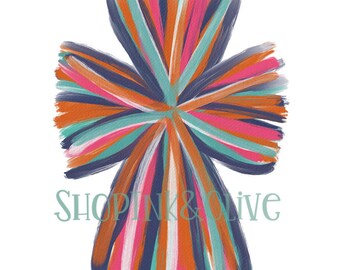 Colorful cross | Etsy