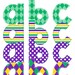 FOUR COMPLETE ALPHABETS Digital Mardi Gras Faux Applique - Etsy