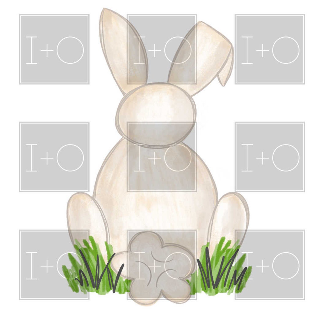 Watercolor PNG Easter Bunny Digital Download Clipart Vintage - Etsy