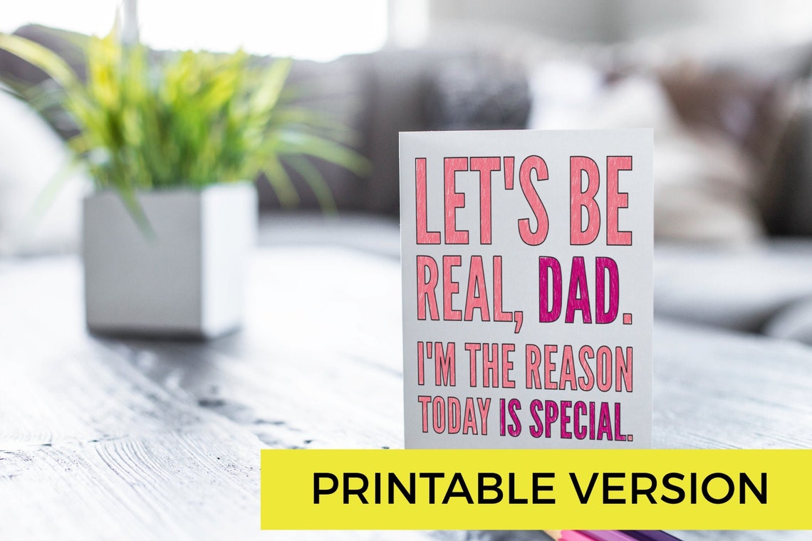 Printable Father's Day Card | Funny Printable Coloring Card for Dad ...