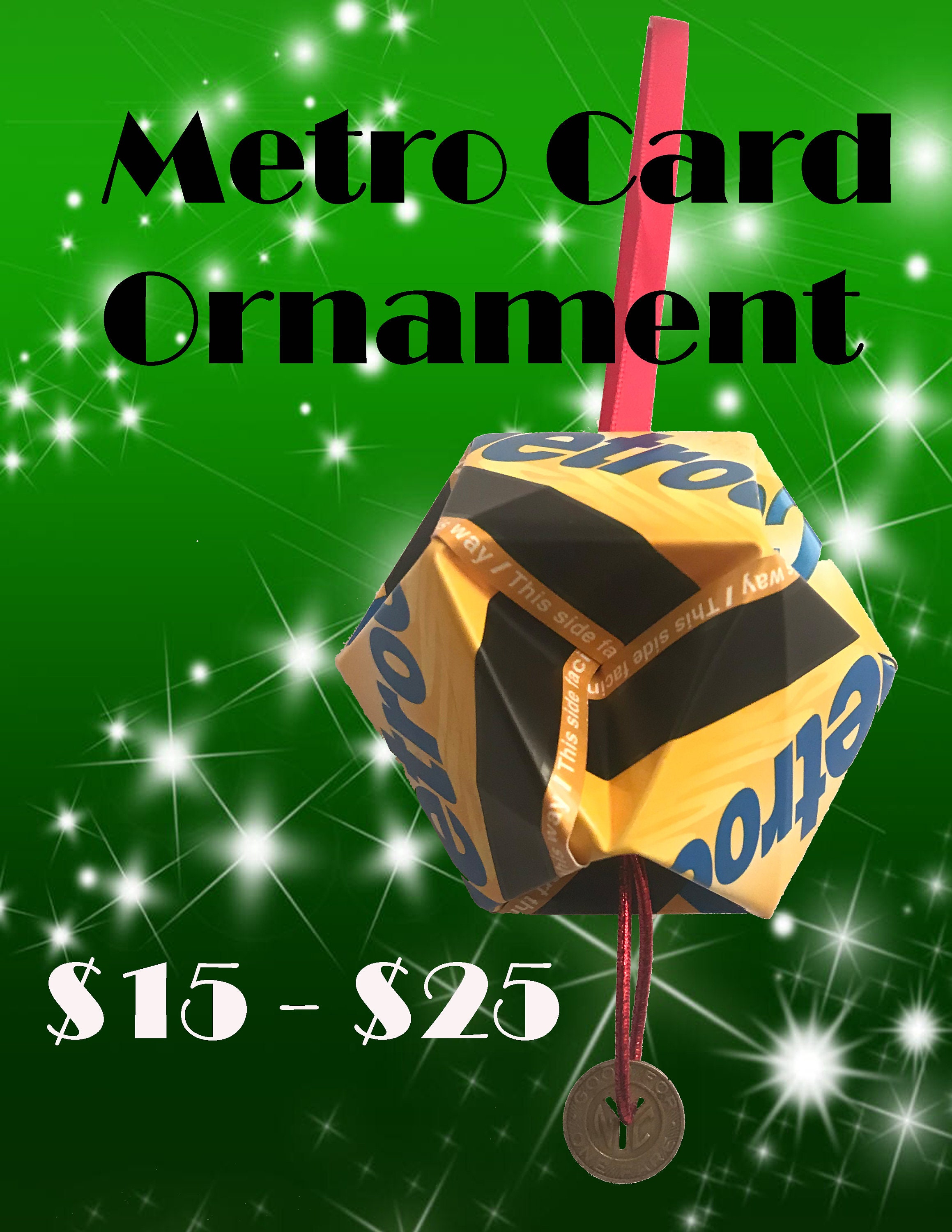 Metrocard Ornament - Etsy