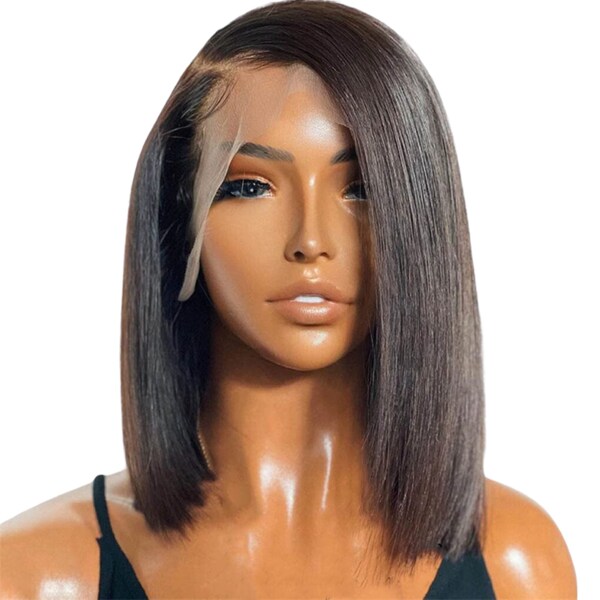 Middle Part Bob Wig - Etsy