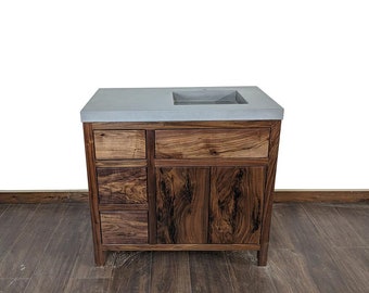48 White Hard Maple Bathroom Vanity Double Sink - Etsy