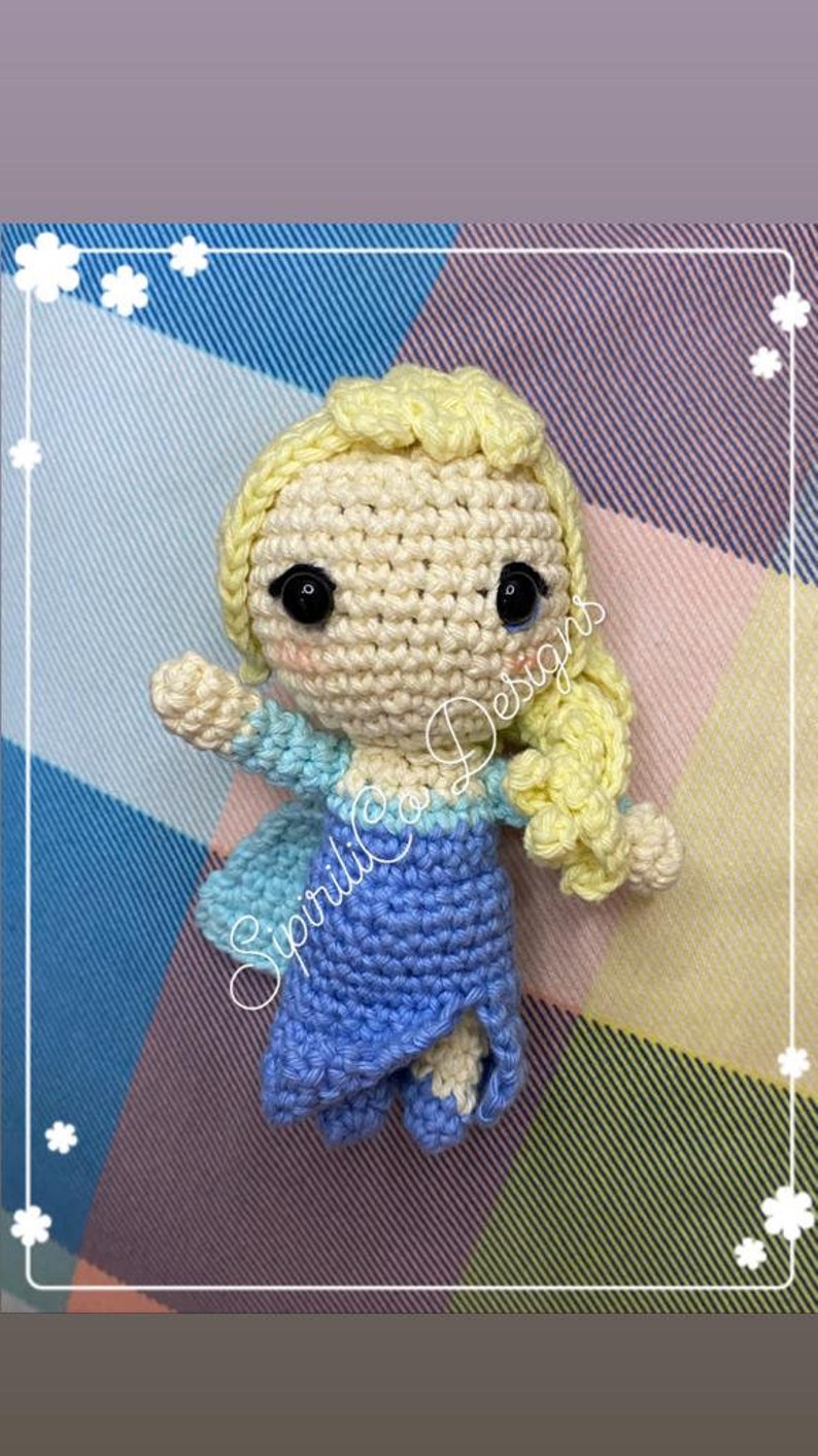 CROCHET PATTERN : Elsa Frozen Amigurumi - Etsy