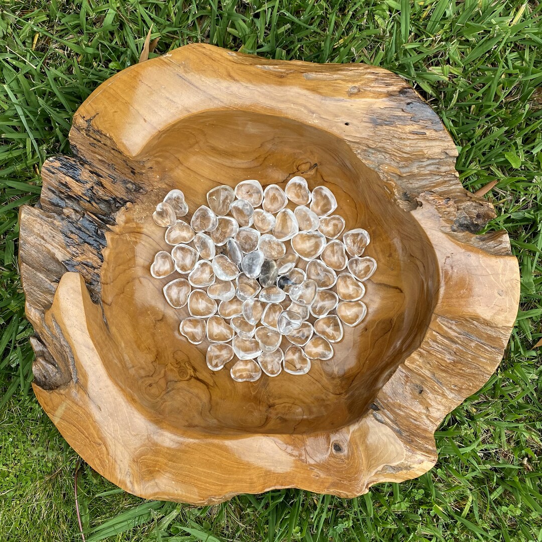 1.2 Crystal Clear Top Quality Clear Quartz Palm Stone - Etsy