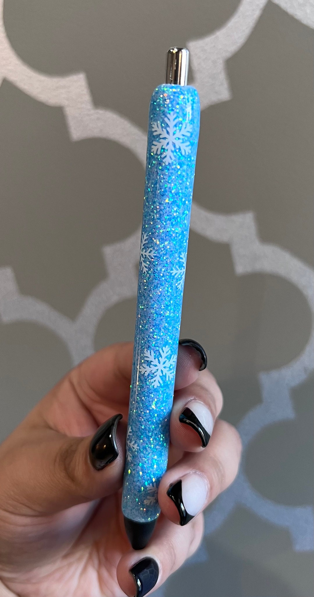 Snowflakes Christmas Glitter Pen, Holiday Gift Pen, Inkjoy Pen, Glitter ...