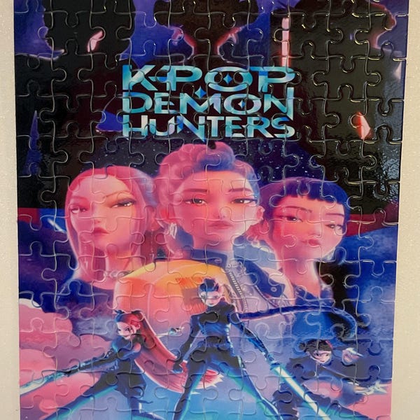 Kpop Demon Hunters Puzzle - Etsy
