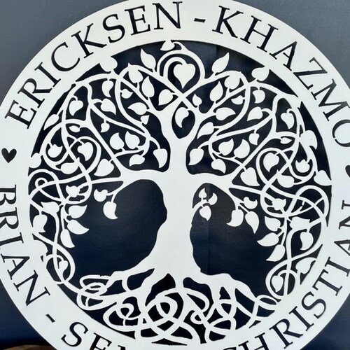 Custom Tree of Life Add Family Names Surname Tree - Etsy