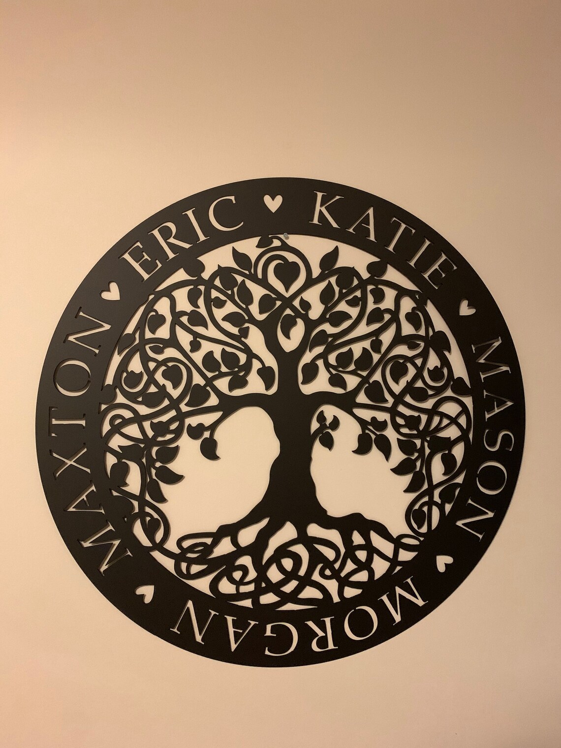 Custom Tree of Life - Add Family Names - Surname Tree - Personalized ...