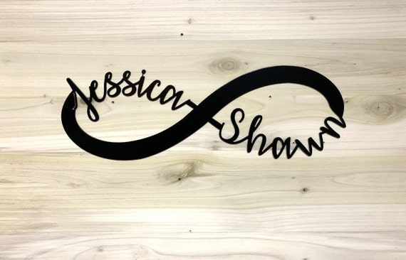 Custom Infinity Sign Metal Sign/decor | Etsy