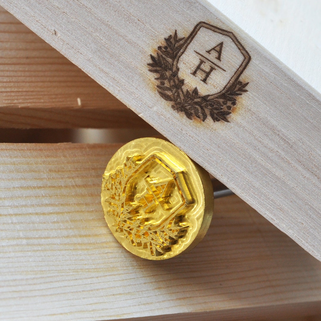 Custom Branding Iron Stamp Leather / Wood Stamping Tool, Flame Heated ...