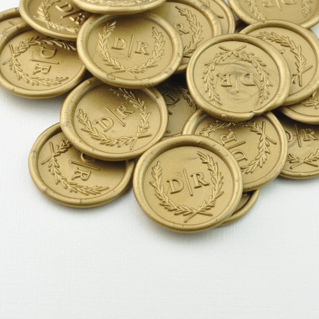 Self Adhesive Wax Seals / Custom Wax Seal / Wedding Invitation Seals ...