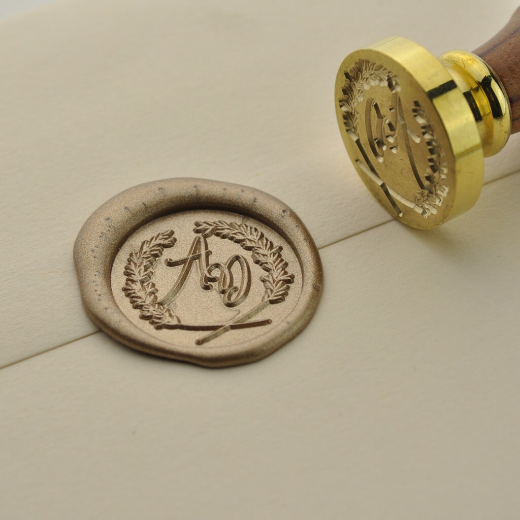 Personalized Initials Wax Seal Stamp Custom Wedding Initials - Etsy Canada