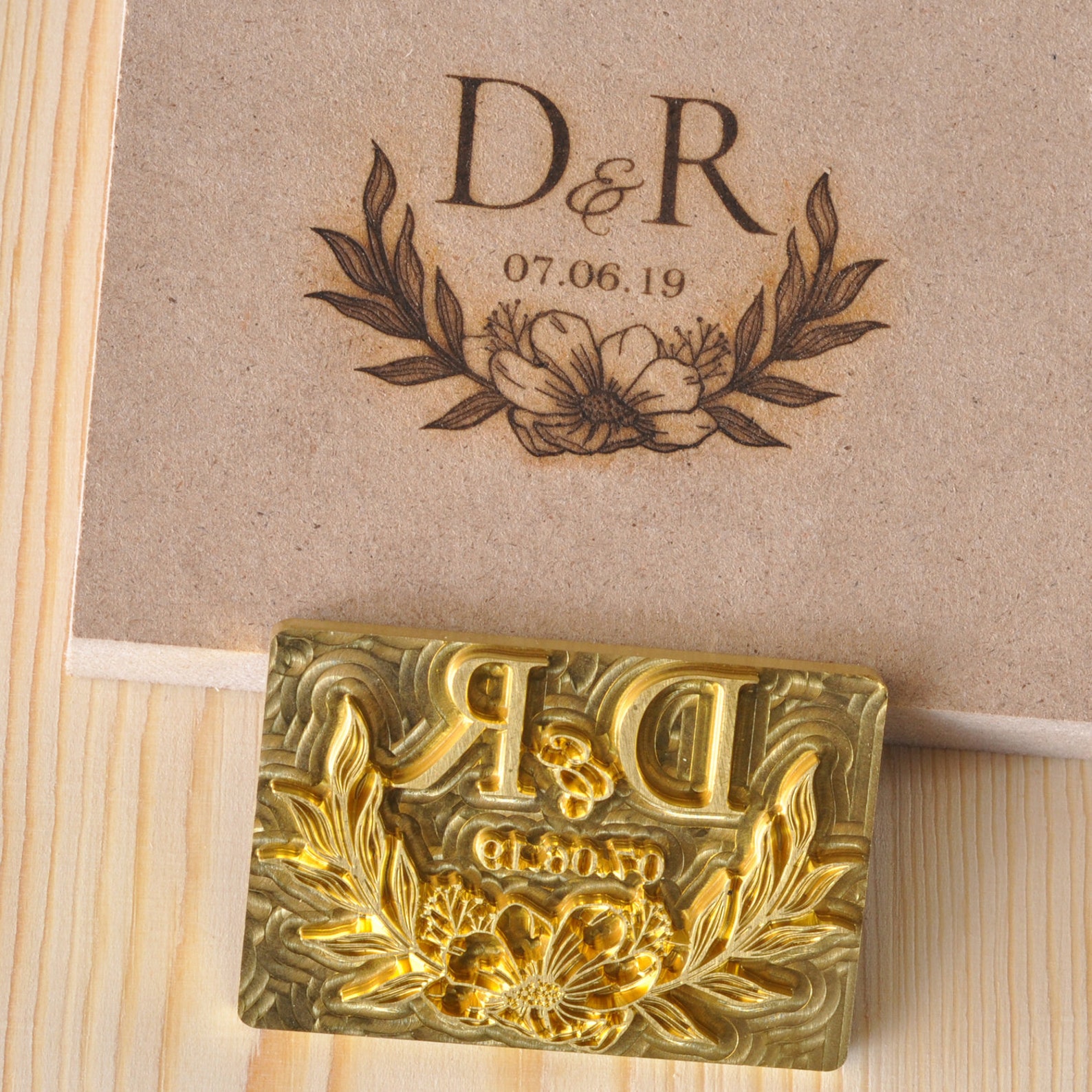 Custom Brand Iron / Wood Brand Iron Custom Leather Stamp / Custom Metal ...