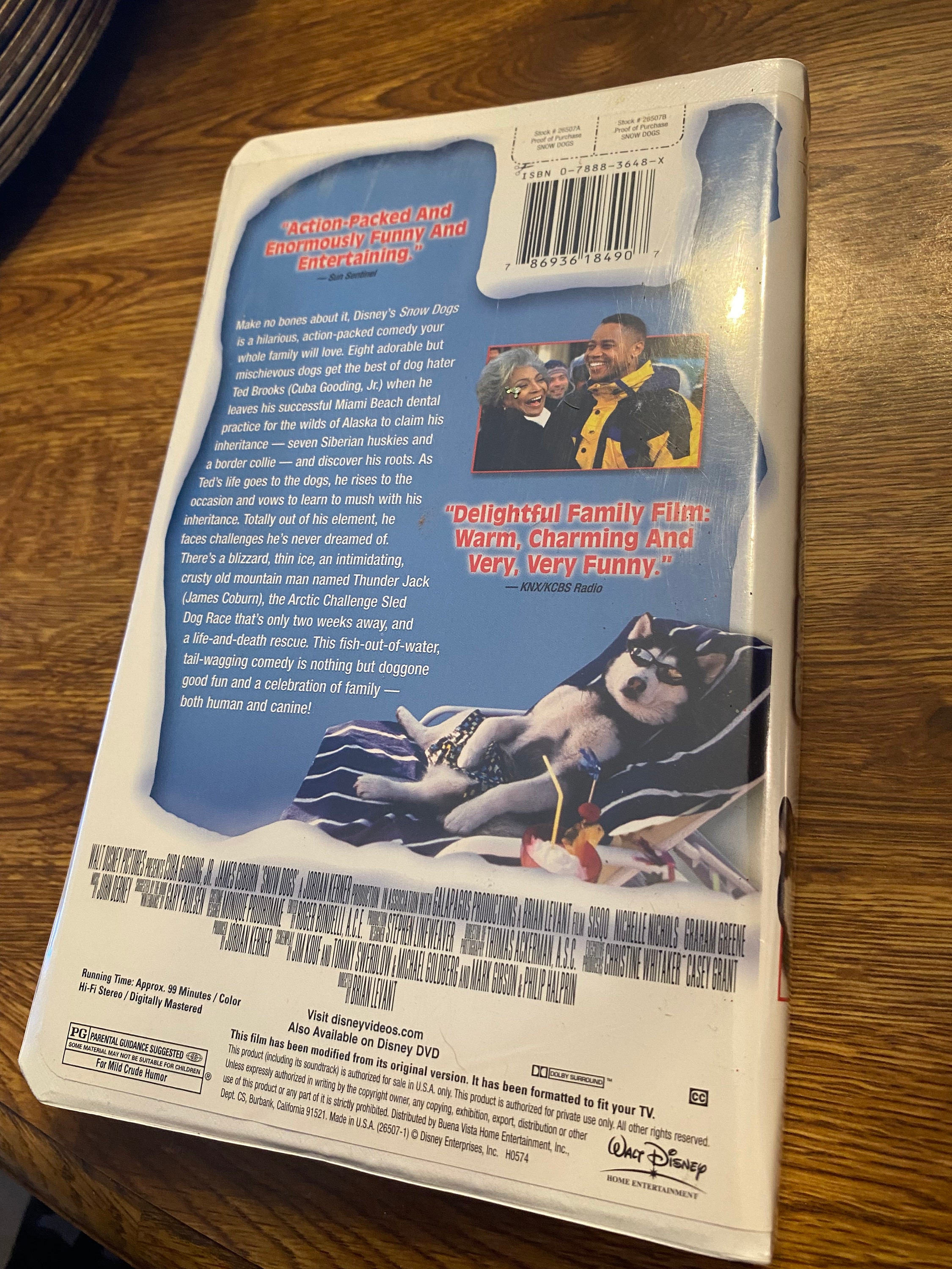 Vintage Disneys Snow Dogs VHS Collectible Movie - Etsy