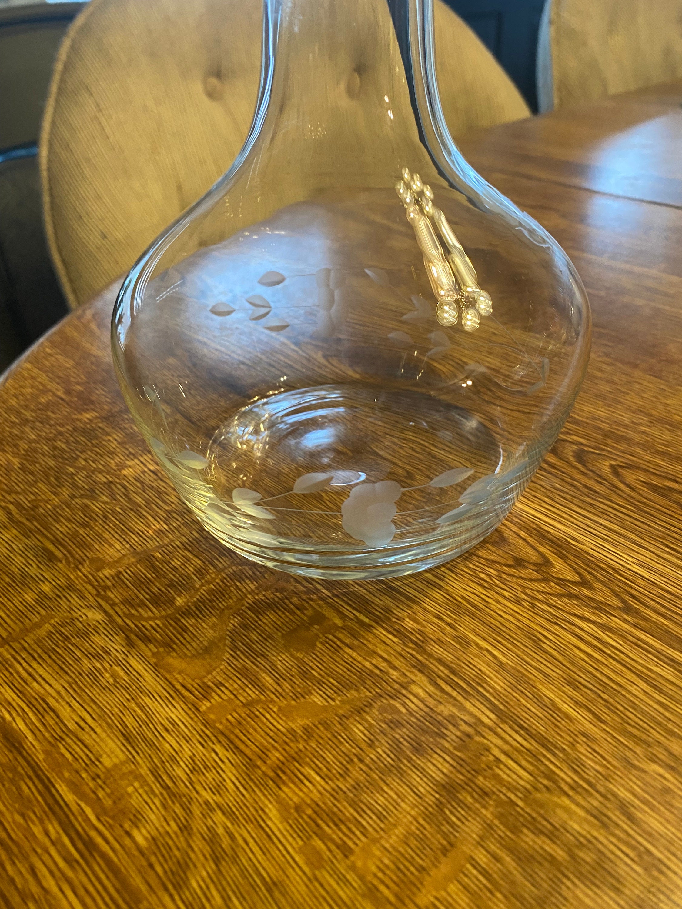 Vintage Princess House Heritage Pattern Wine Carafe Mixer Collectible ...