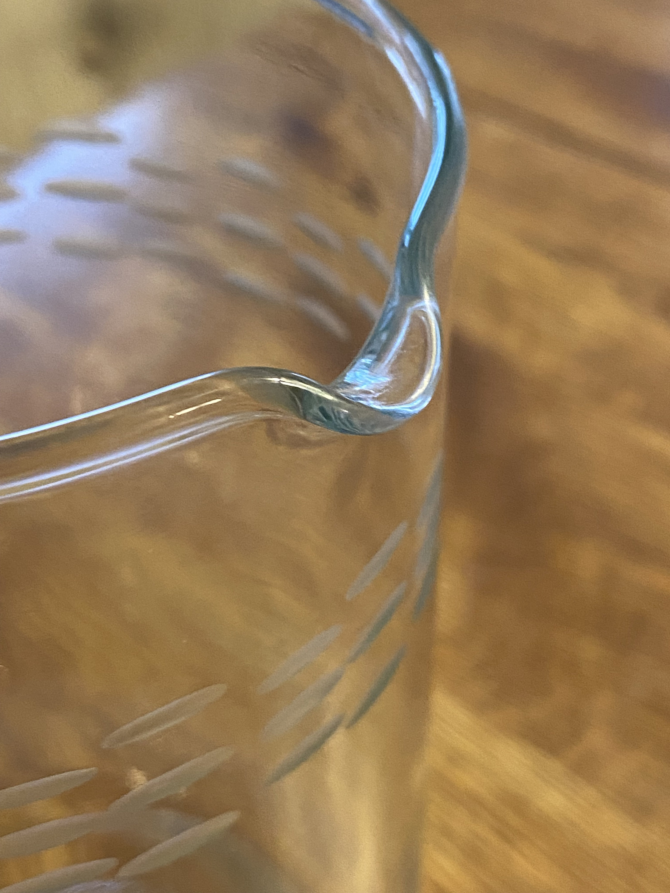 Vintage Heritage by Princess House Crystal Glass Cocktail Mixer 1980s ...