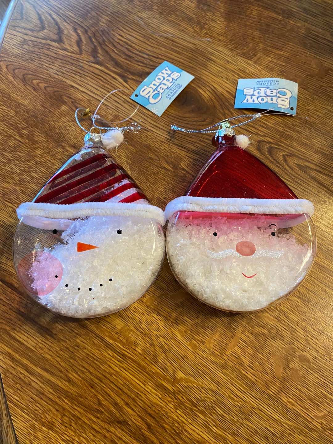 Vintage Snow Caps by Seasons of Cannon Falls Ornaments - Etsy