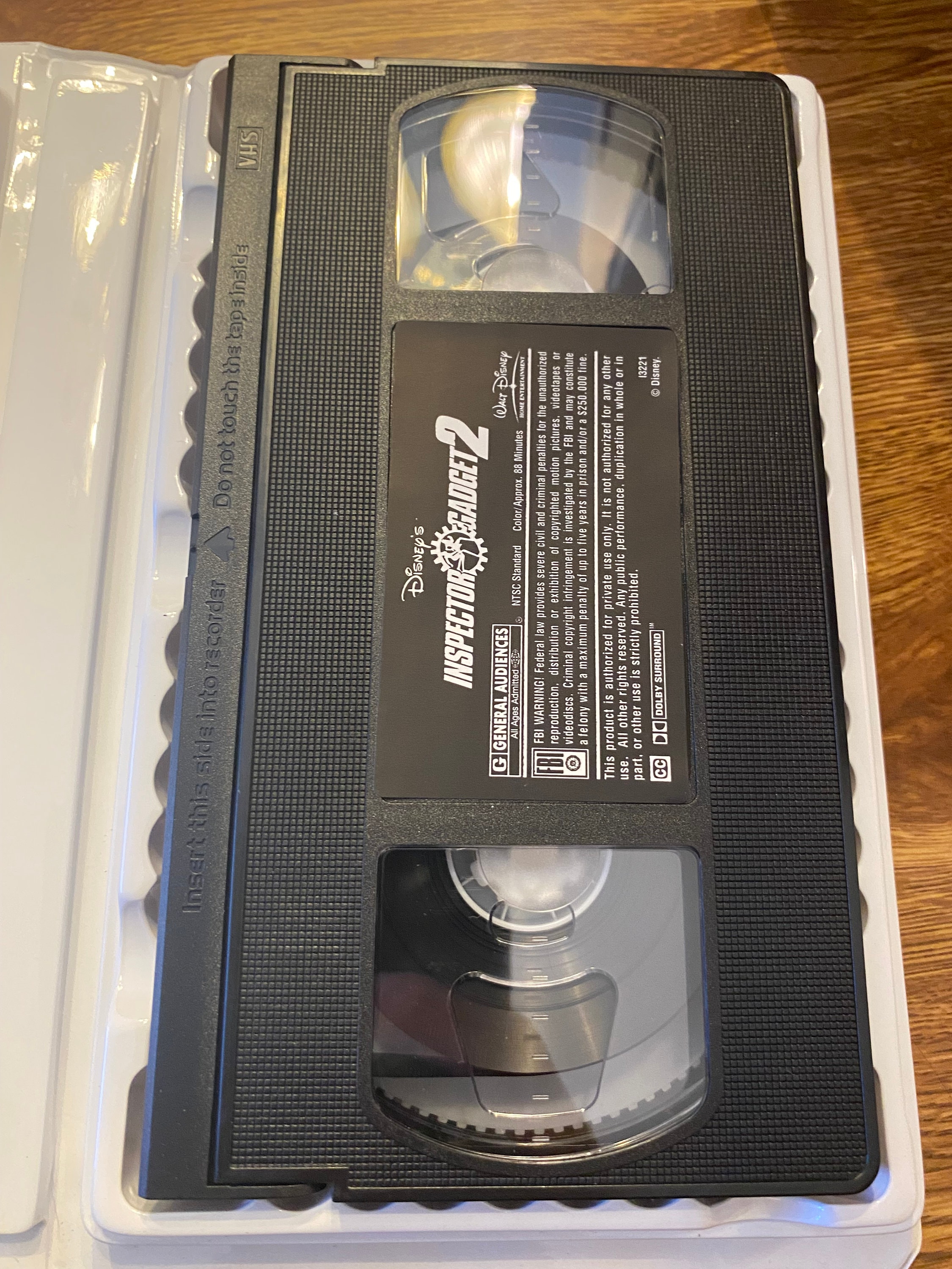 Vintage Disney Inspector Gadget 2 VHS Collectible - Etsy