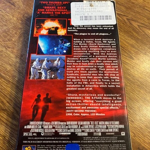 Vintage the X Files VHS Collectible Sci-fi Movie - Etsy