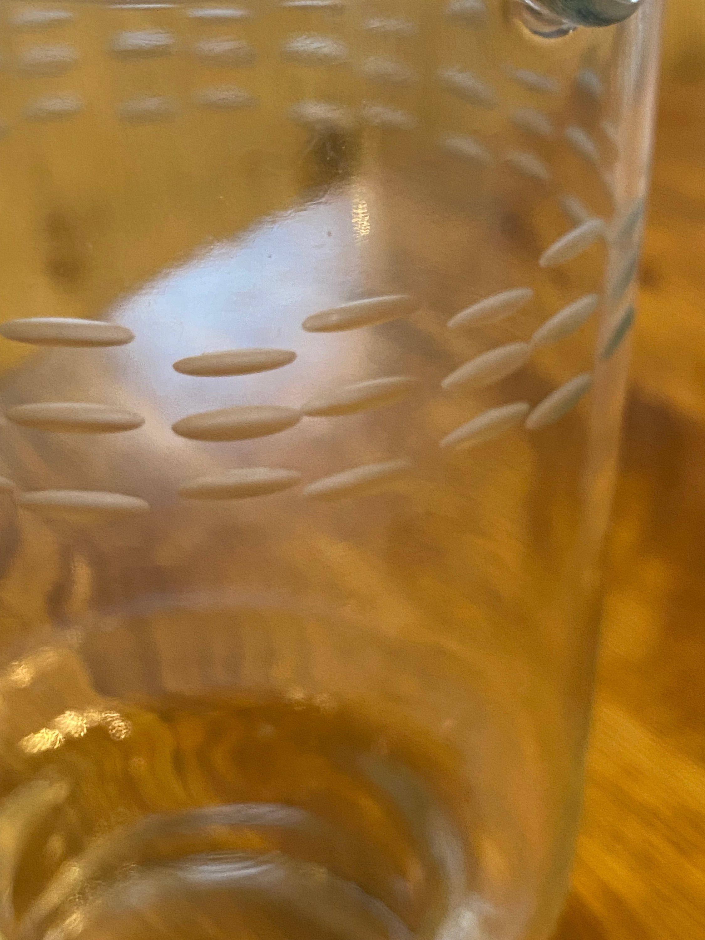 Vintage Heritage by Princess House Crystal Glass Cocktail Mixer 1980s ...