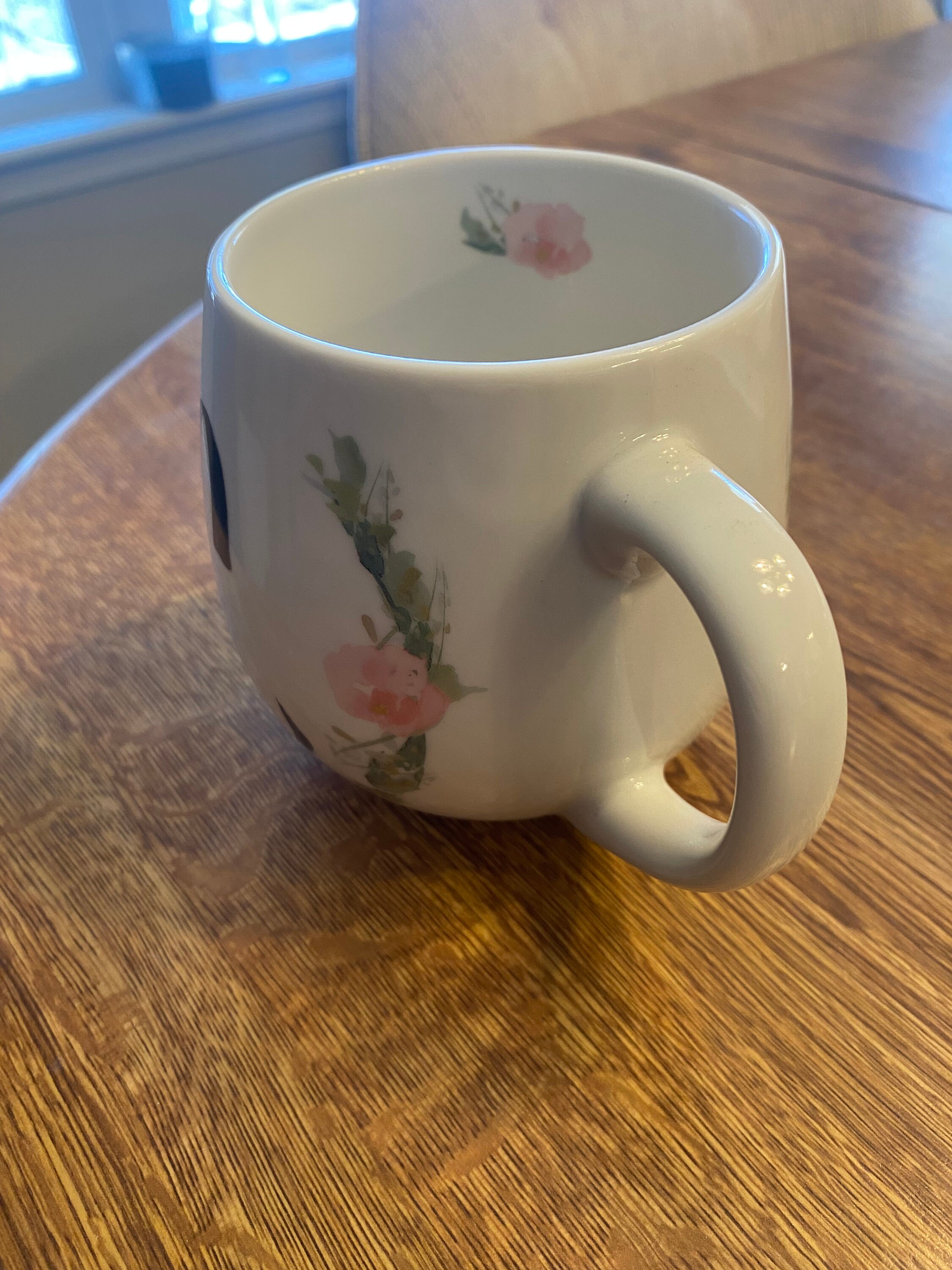 Vintage Prima Design Letter C Floral Coffee Mug - Etsy