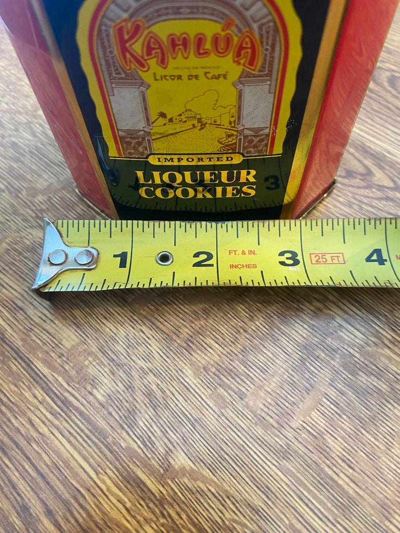 Vintage Kahlua Liqueur Cookies Metal Tin Box - Etsy