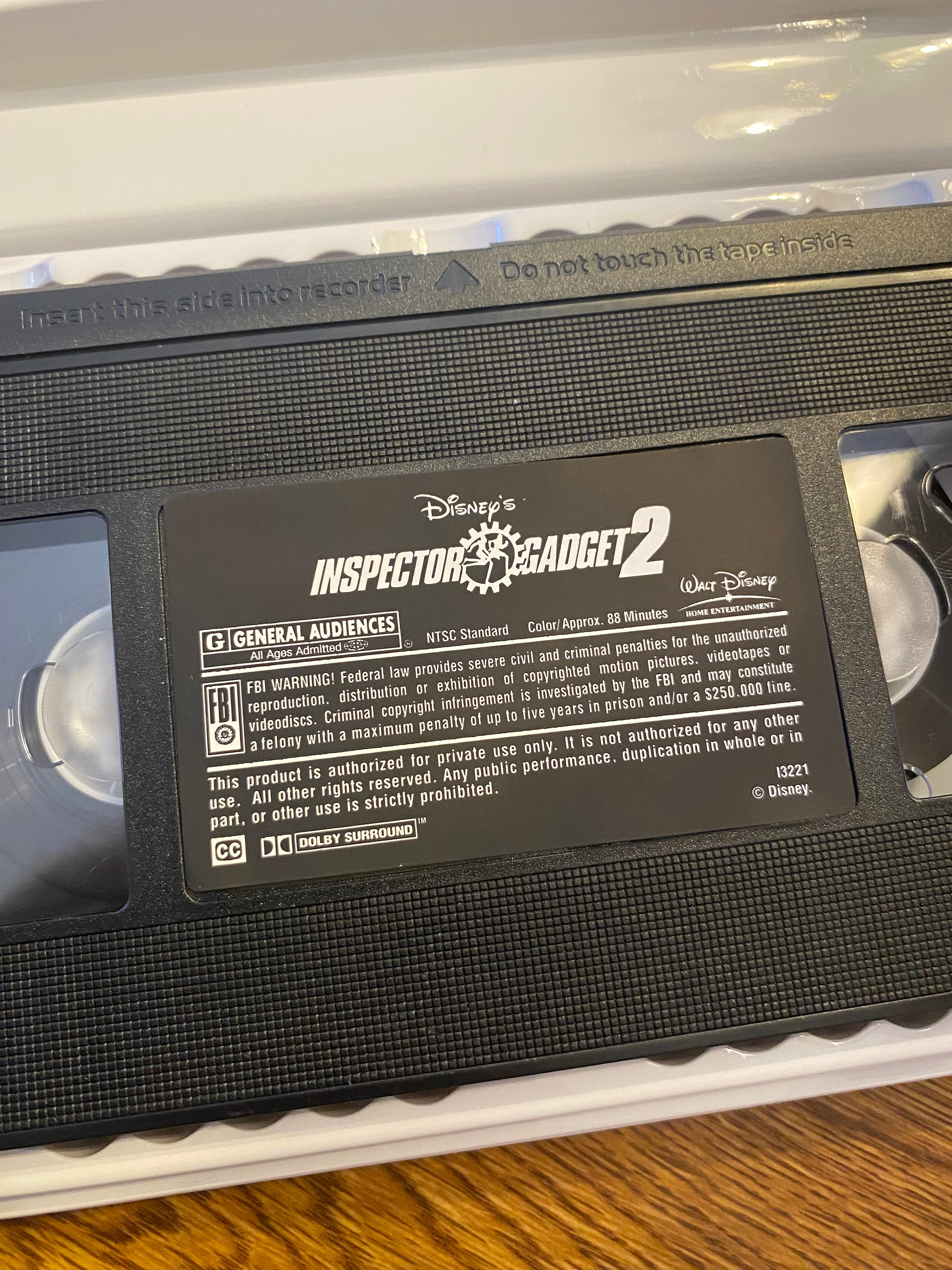 Vintage Disney Inspector Gadget 2 VHS Collectible - Etsy