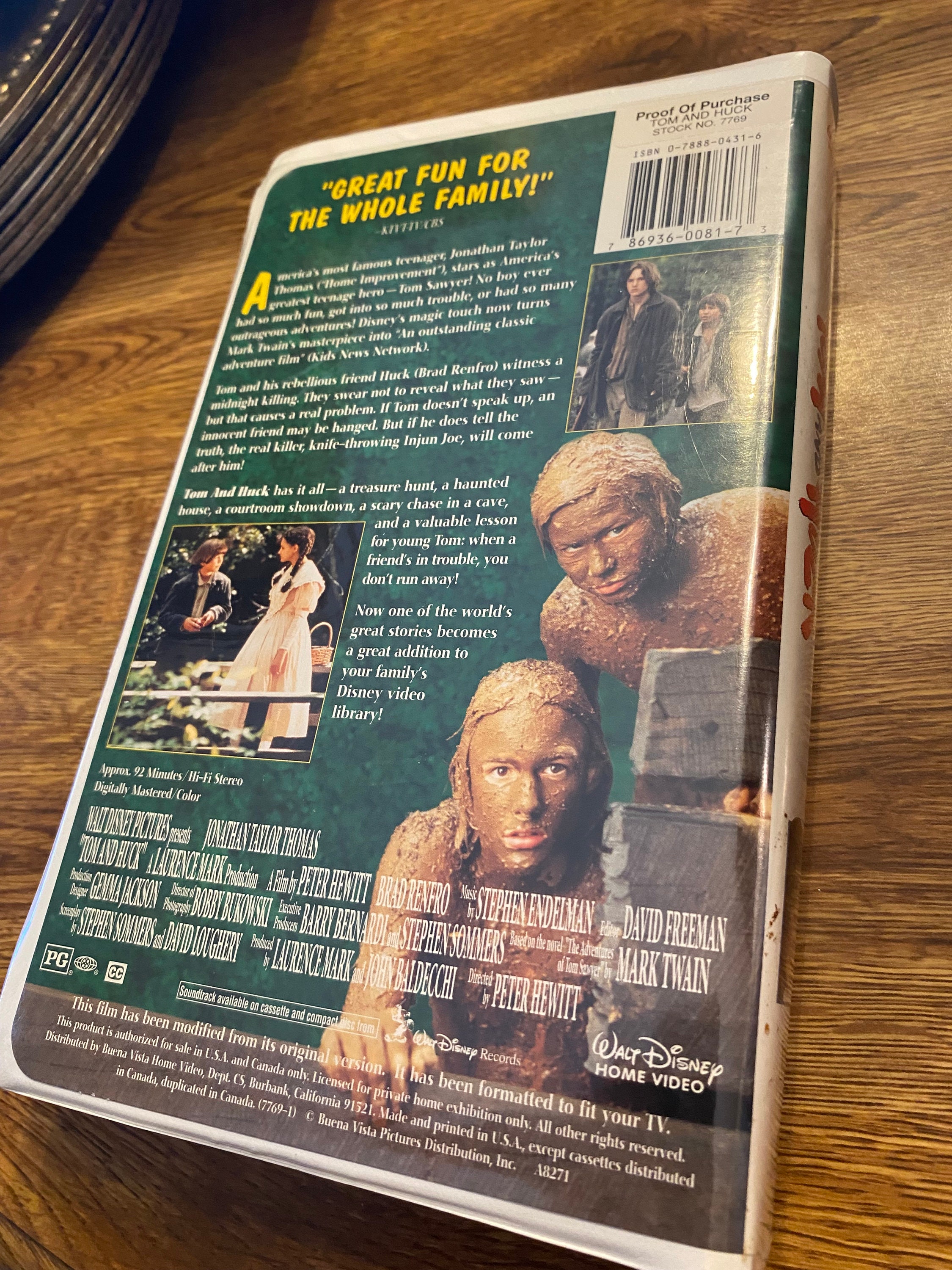Tom Og Huck Vhs